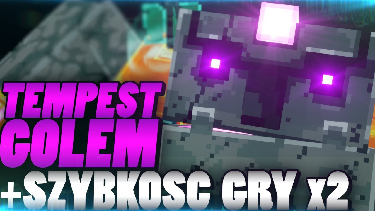 Tempest Golem na prędkości gry x2! [Minecraft Dungeons][Howling Peaks ...