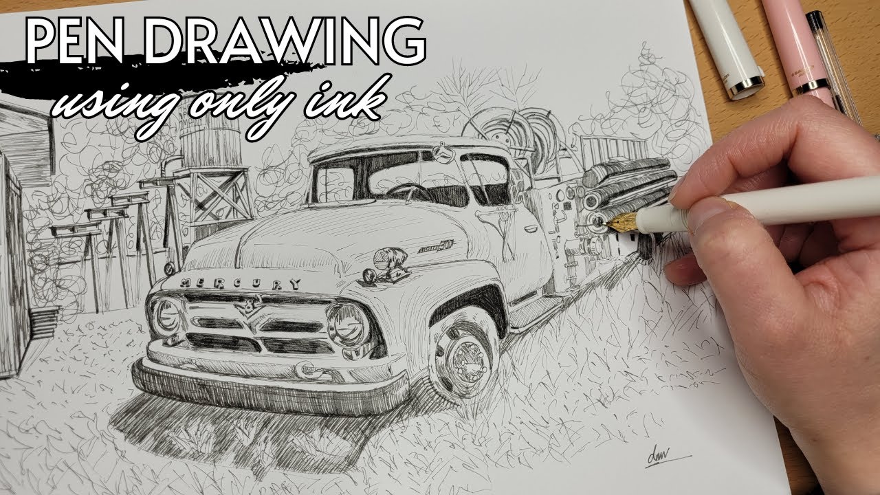 1954 Ford Truck Pencil Drawings Break Out The Crayons And Colored