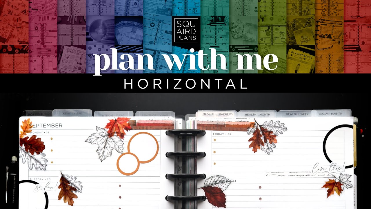Plan with Me :: Sophisticated Fall Planner Theme :: Classic Happy ...