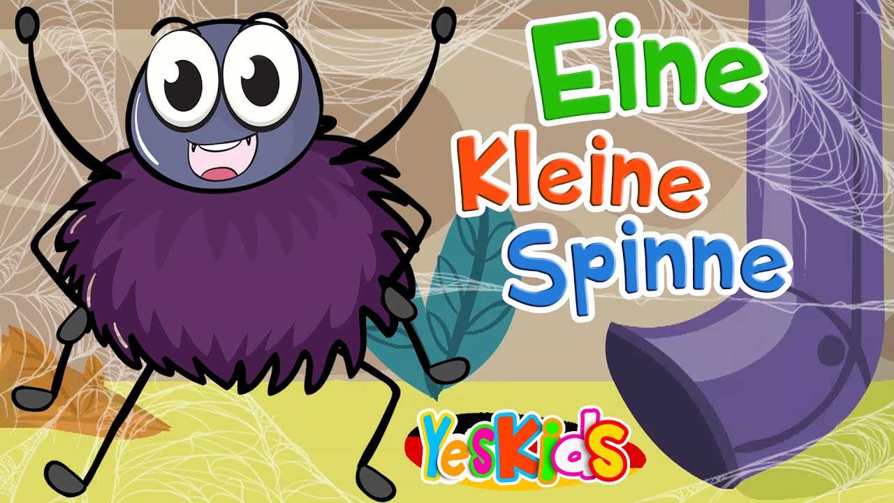 Eine Kleine Spinne + 35 min deutsche Kinderlieder | YesKids Deutsch ...