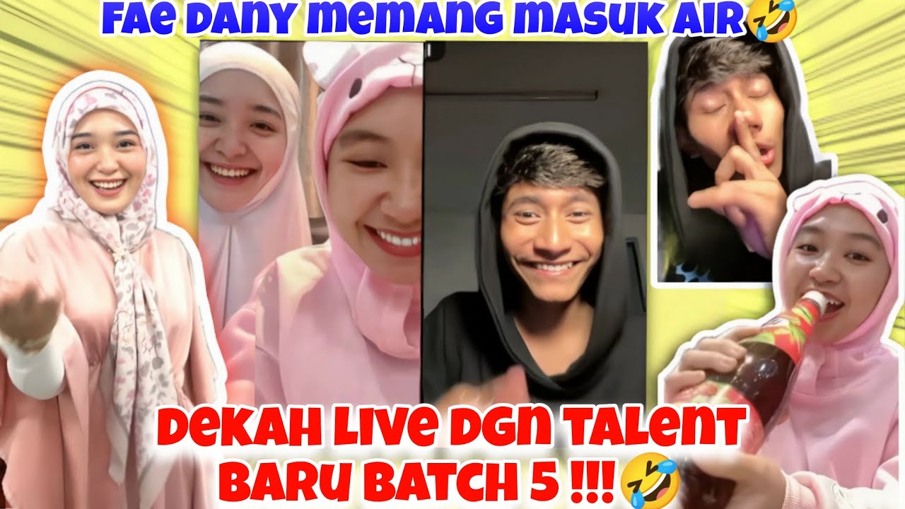 Dekah Llve Dgn Talent Baru Aiteam Batch5 !!! Fae & Dany Masuk Air ...