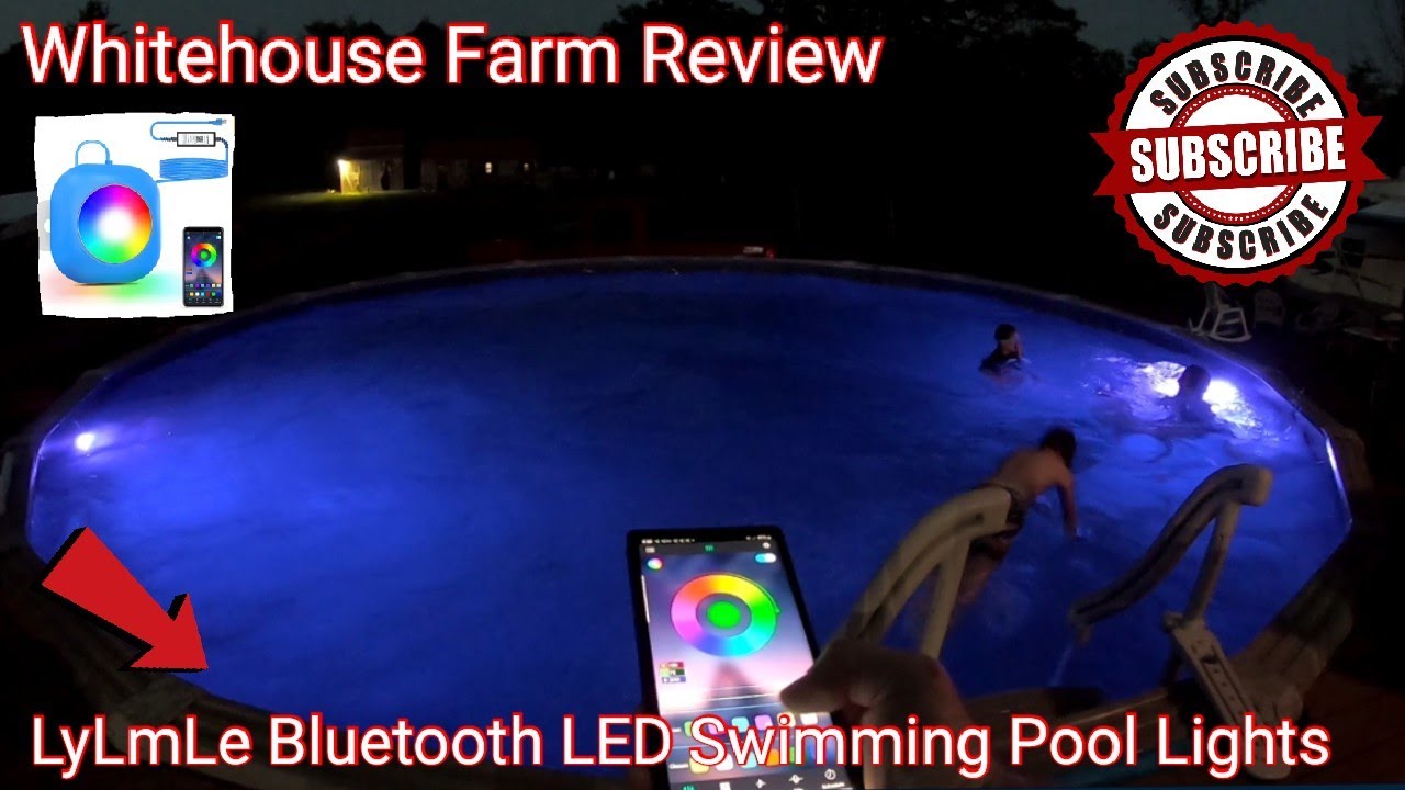 LyLmLe LED Hanging Swimming Pool Lights!💦 - YouTube