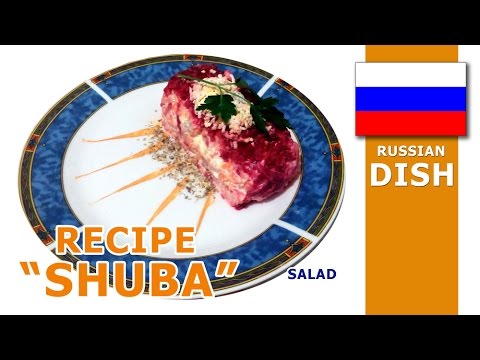 Russian dish salad "Shuba" (recipe) - YouTube