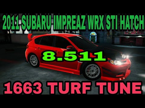 2011 SUBARU IMPREZA WRX STI HATCH 1663 TURF TUNE (RACING RIVALS) - YouTube
