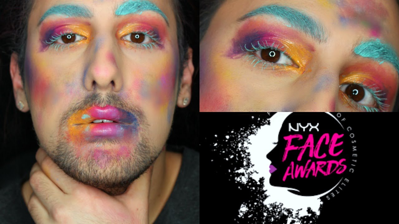 COLOR BLOCK! Autism Awareness Month Makeup Tutorial | NYX FACE AWARDS ...