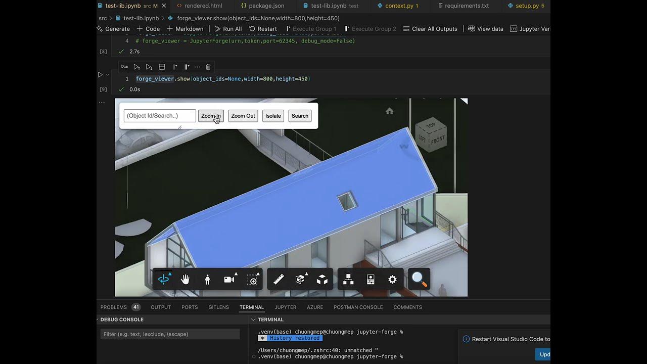 Jupyter Forge Viewer | Bring Autodesk Viewer into VsCode & Jupyter ...