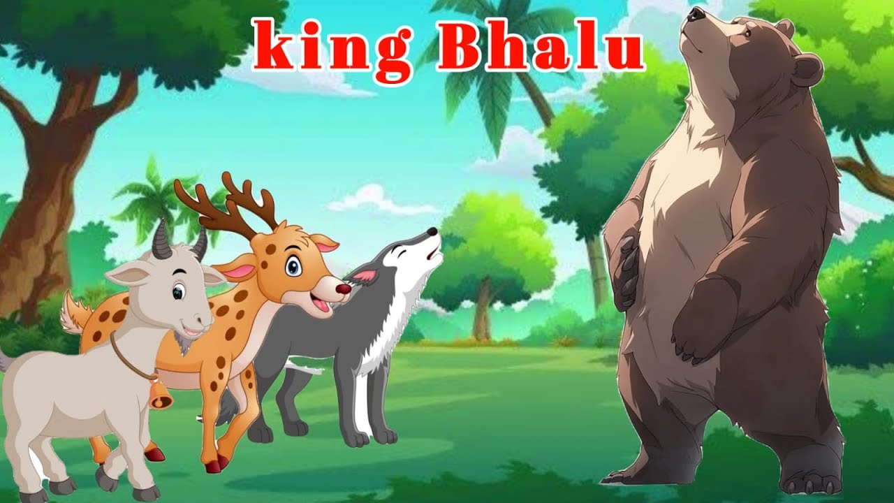 || King Bhalu || Kids stories|| Moral stories || Hindi Kahaniya ...