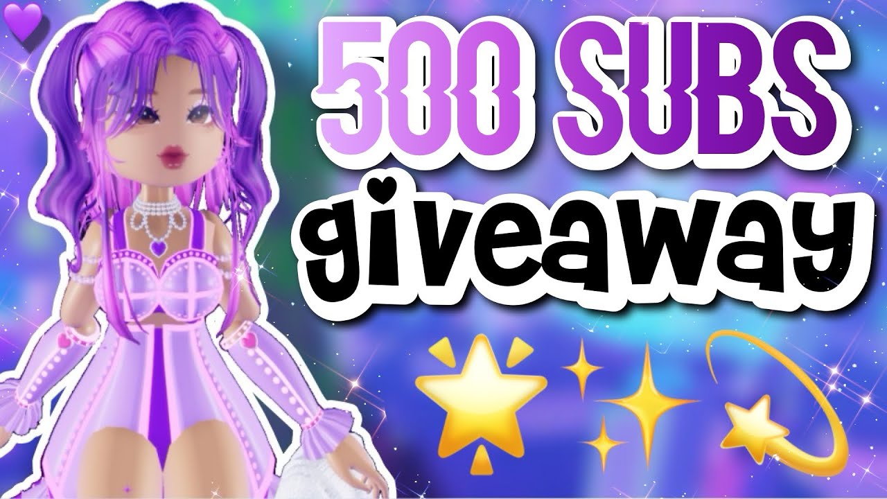 500 Subscriber Giveaway! (Astro Renaissance and Royale High) - YouTube