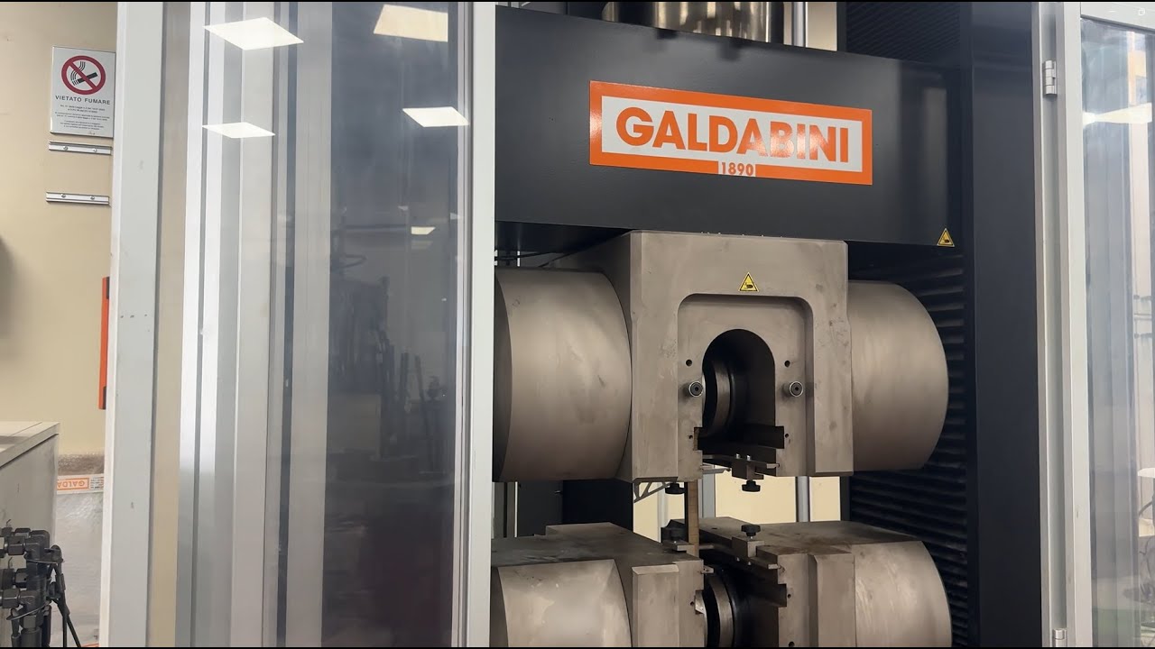GALDABINI Material Testing - Case Study at Sidercem - YouTube