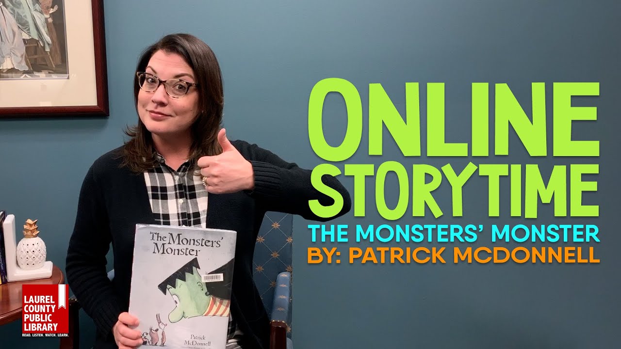Online Storytime: The Monsters' Monster by Patrick McDonnell - YouTube