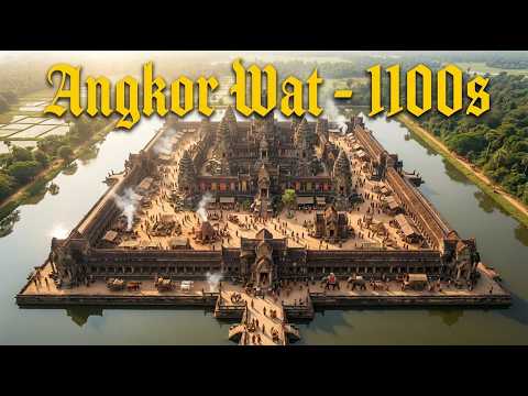 Angkor Wat in 1145 – 24 Hours in the Khmer City (AI Reconstruction)