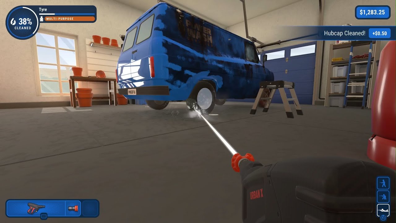 PowerWash Simulator - Powerful Pressure Purist - clean the van using ...