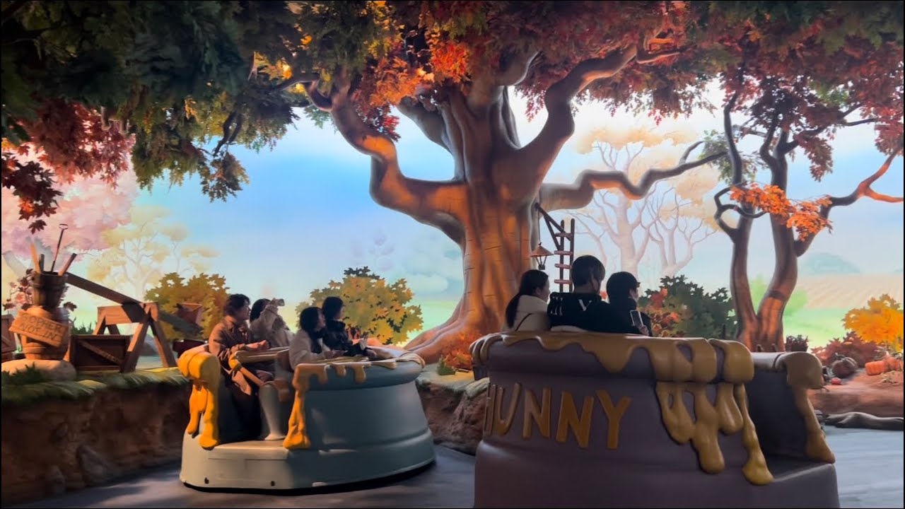Poohs Hunny Hunt Attraction 4k Tokyo Disneyland 2024 Youtube