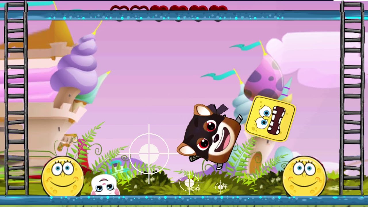 RED BALL 4 SPONGEBOB BALL & TALKING ANGELA BALL 'FUSION BATTLE' with ...