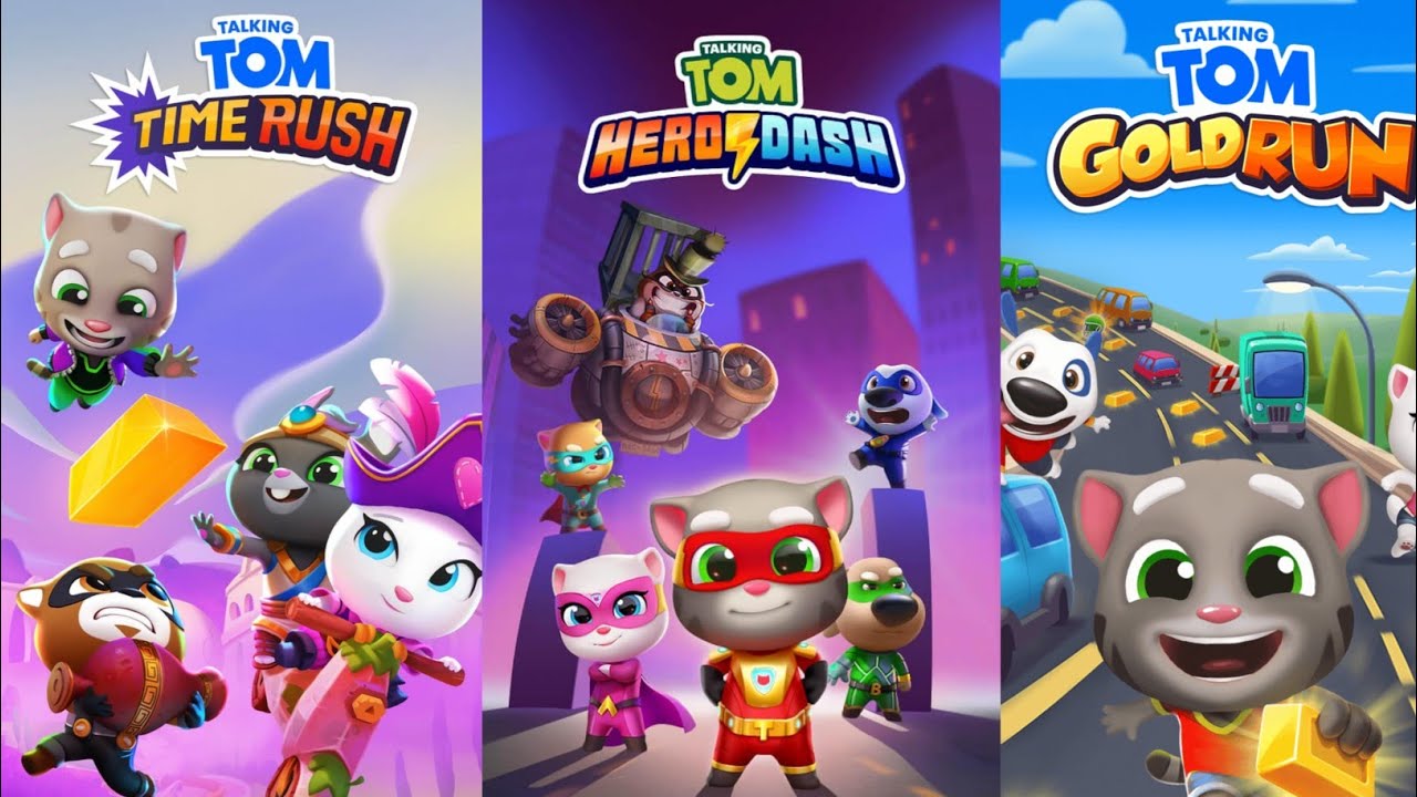 Talking Tom Hero Dash Special Event - Platinum Tom Vs Random Heros ...