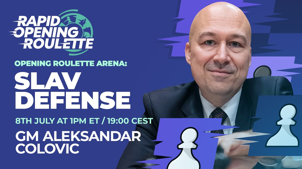 Slav Defense | Opening Roulette hosted by Chess Grandmaster Alex ...