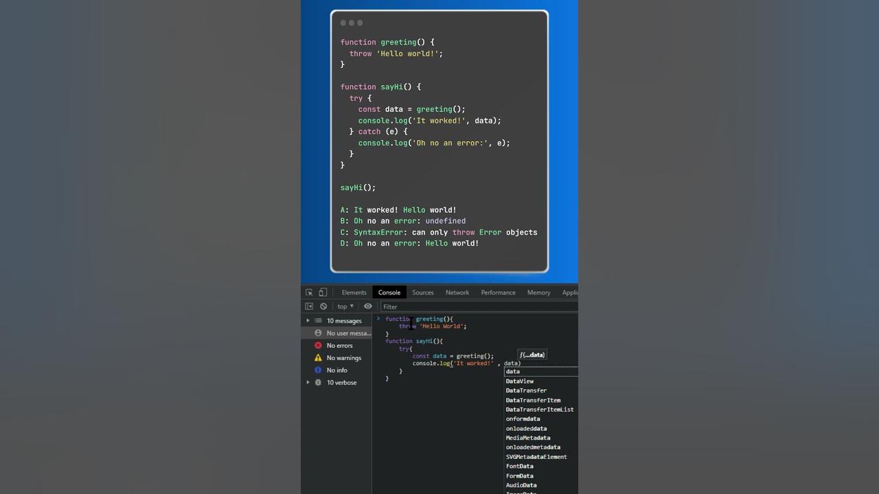 JavaScript Interview Question part-62 | #shorts #javascript - YouTube