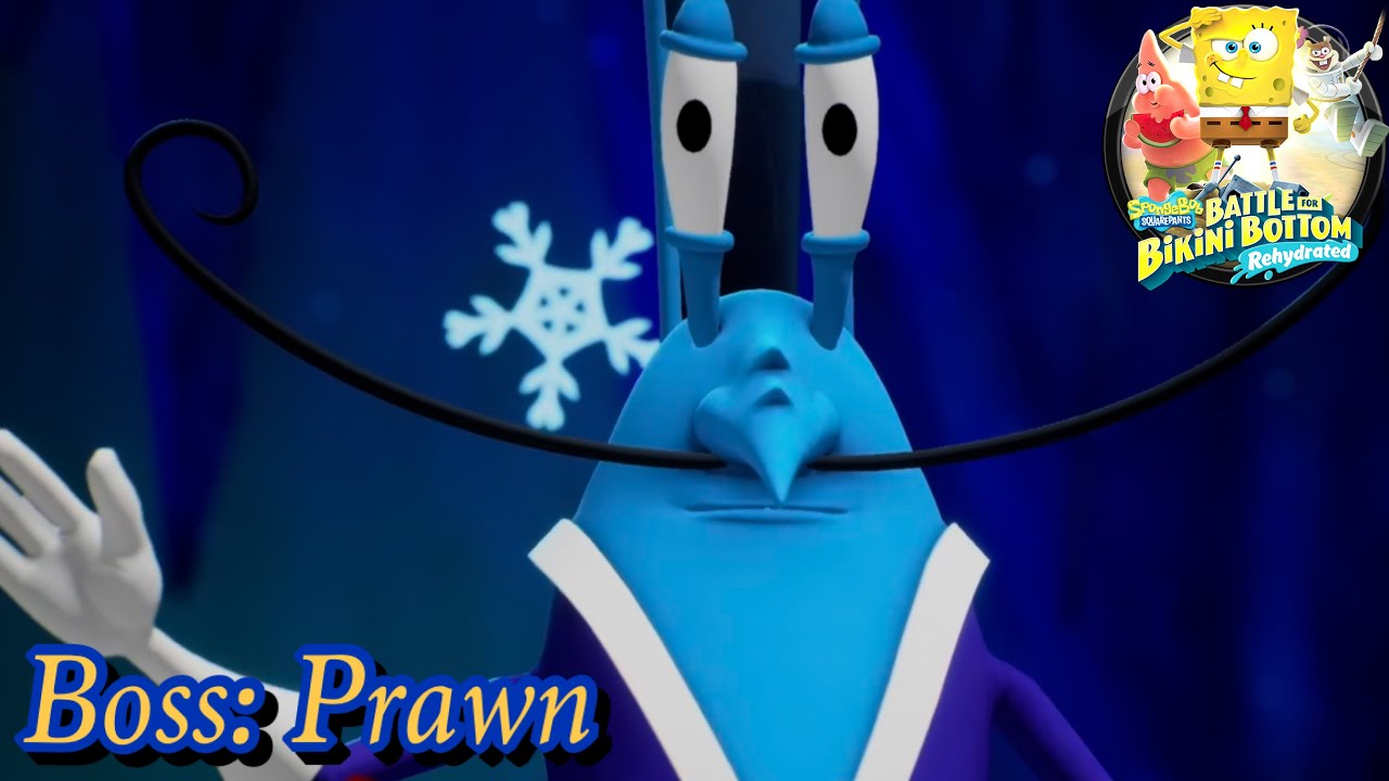 SpongeBob: Battle For Bikini Bottom Rehydrated - Prawn Boss Fight - YouTube