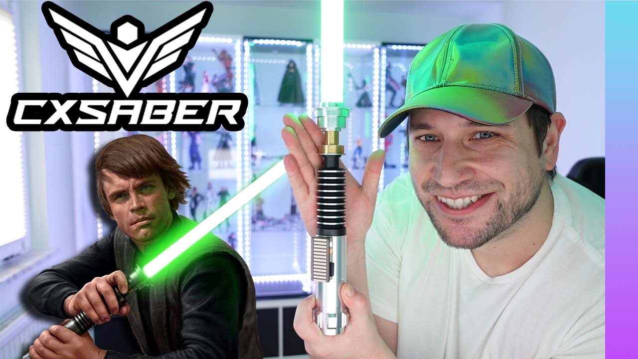 CX Sabers: Luke Ep 6 🪐 Neopixel Lichtschwert - Review & Unboxing - YouTube