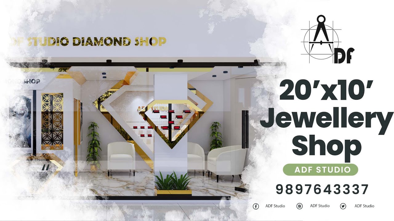 20x10 Diamond jewellery Shop interior design | Diamond Stall Interior ...
