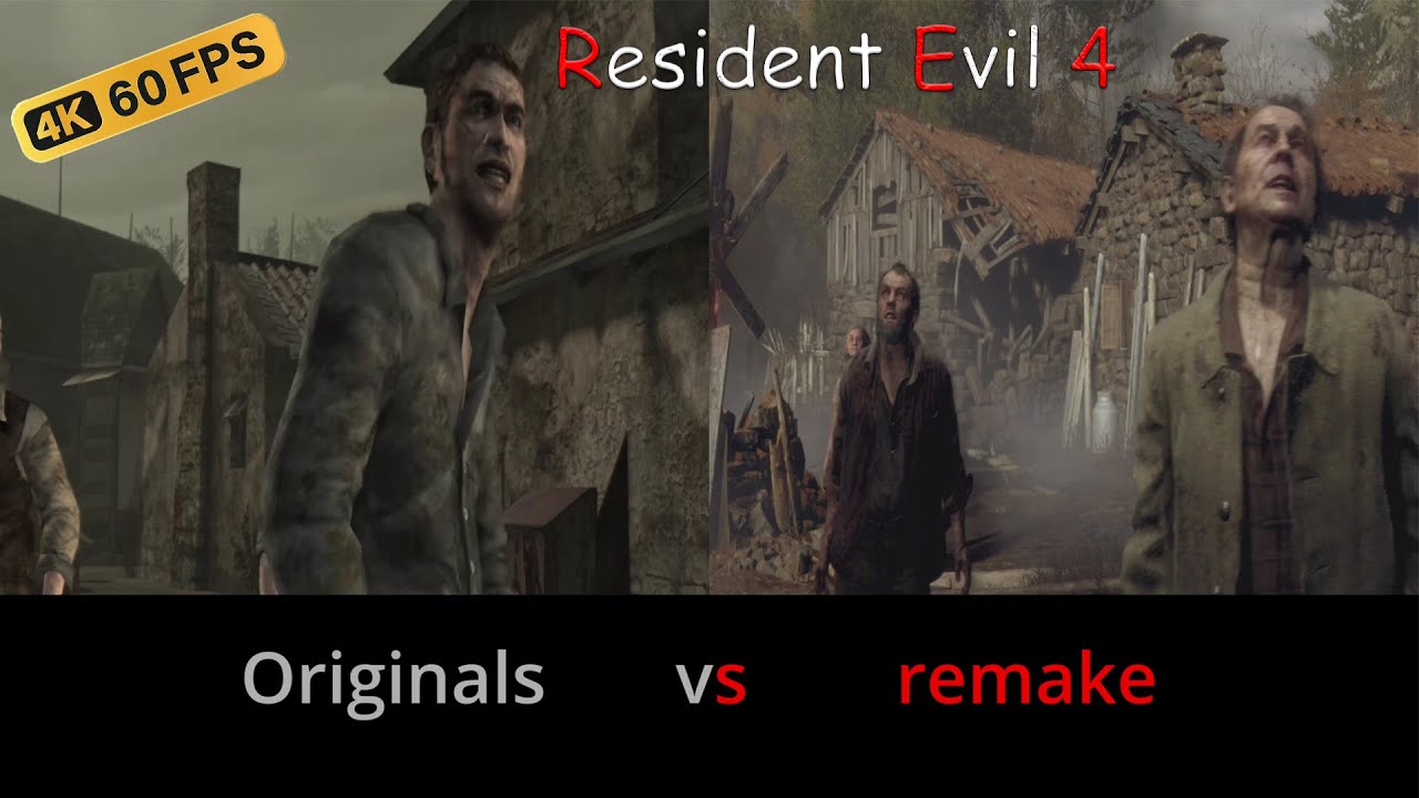 RE4 Remake vs RE4 Originals - YouTube