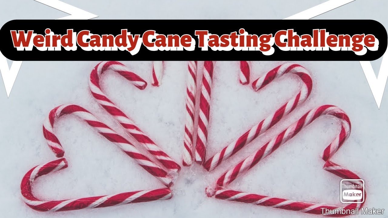 Weird Candy Cane Testing Challenge - YouTube