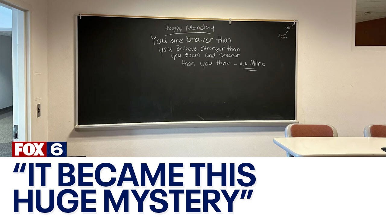 Blackboard messages inspire students | FOX6 News Milwaukee - YouTube
