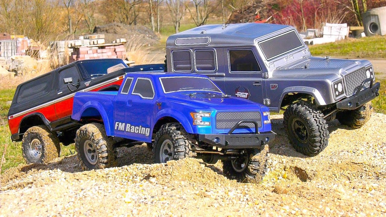AWESOME RC CRAWLER ACTION!! *FORD RAPTOR FM ELECTRICS, LAND ROVER ...