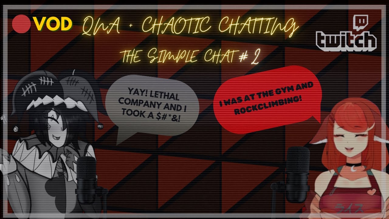 Chaotic Chatting + QnA with @FrosterzVODS | The Simple Chat Ep #2 - YouTube