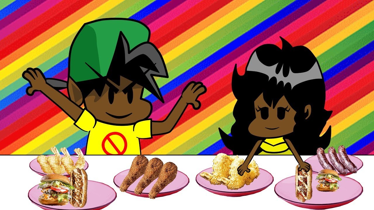 MUKBANG vs Friday Night Funkin - fnf mukbang - YouTube