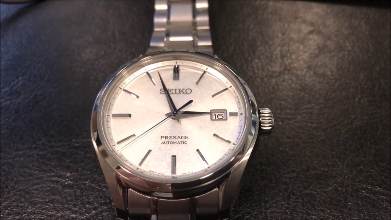 Unboxing of the Seiko Presage SARX055 Titanium - YouTube