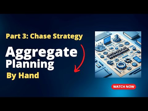 Aggregate planning using hand_Part 3: Chase strategy - YouTube