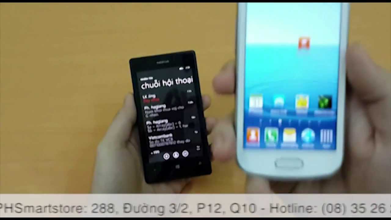 So sánh Lumia 520 và Galaxy Trend - YouTube
