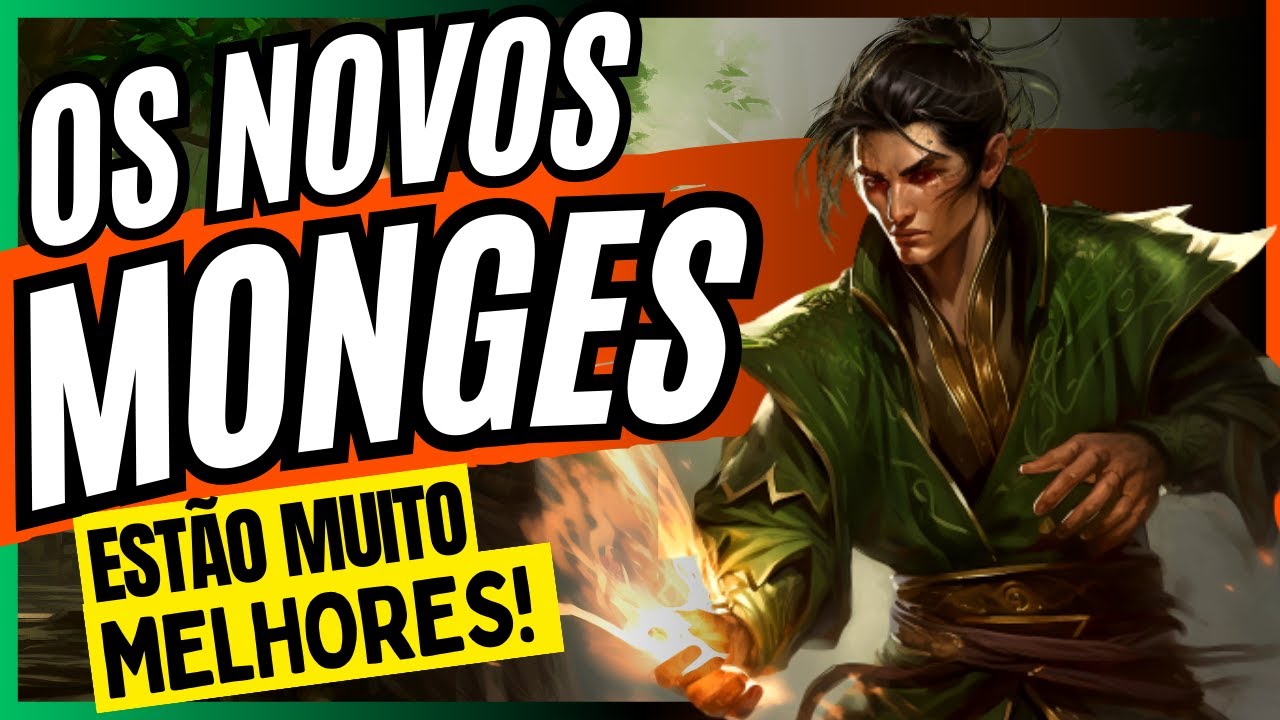 Novos Monges | Monge em D&D - YouTube