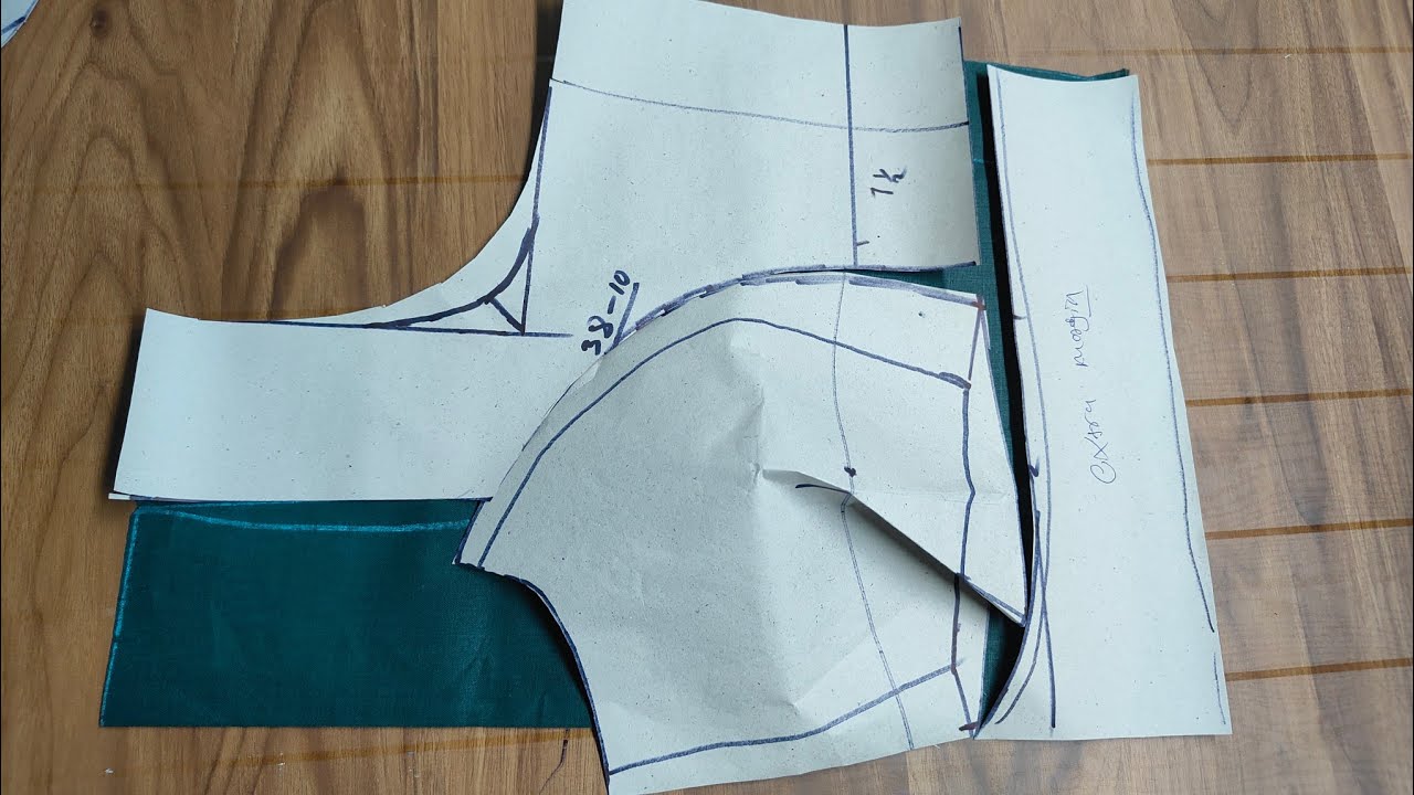 Perfect Katori Blouse Cutting and Stitching tutorial | Katori Blouse ...
