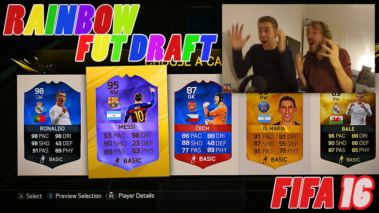 RAINBOW DRAFT - FIFA 16 - GOB - YouTube