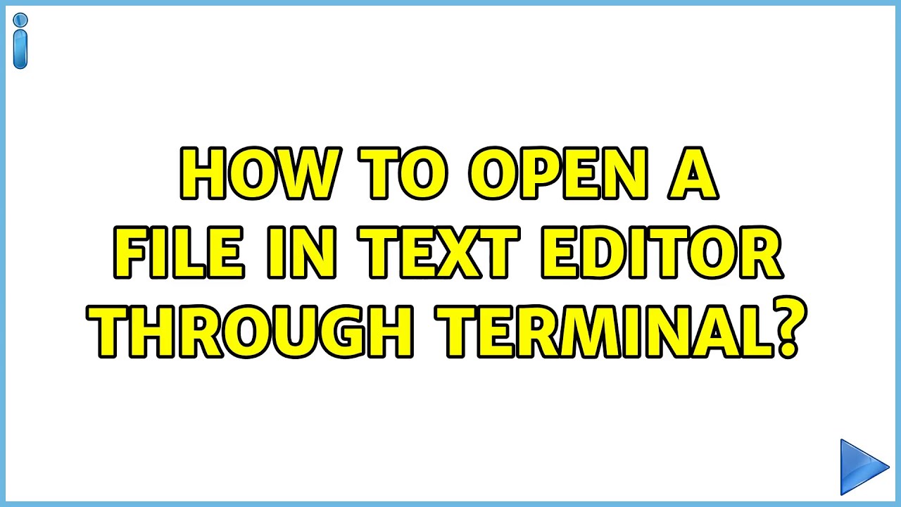 Solved How To Open A Terminal File In TextEdit 9to5Answer Solved How To Open A Terminal File In TextEdit 9to5Answer