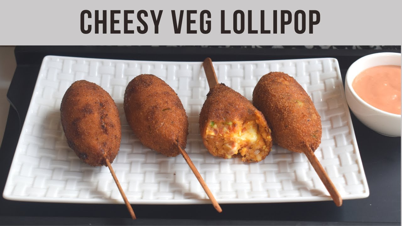 Cheesy Veg Lollipop | Veg Lollipop | Instant Snack Recipe | व्हेज ...