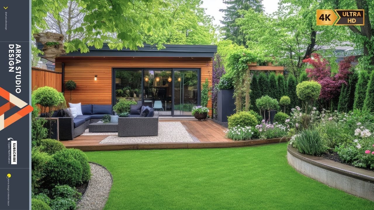 Backyard Bliss on a Budget: Small L-Shaped House Landscaping & Rustic ...