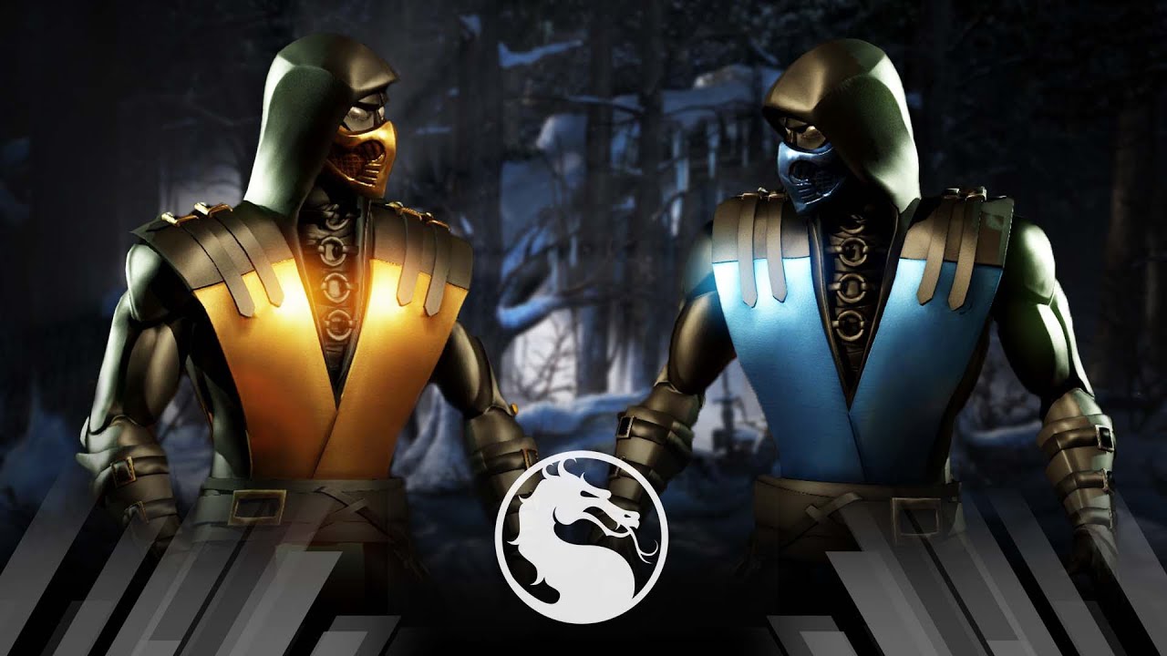 Mortal Kombat X - Gold Scorpion Vs Blue Steel Sub-Zero (Very Hard) - YouTube