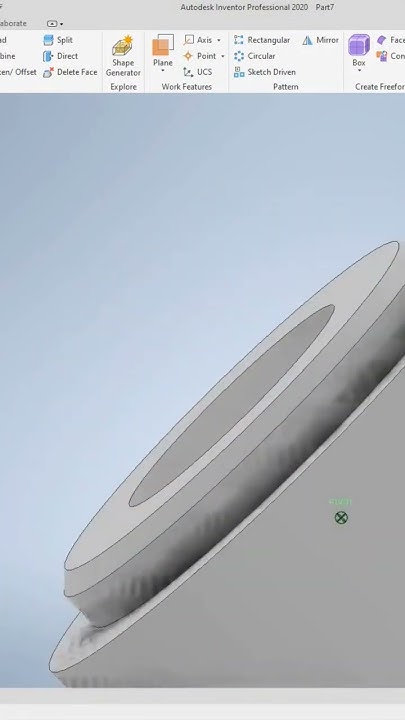 Autodesk Inventor Revolve tool - YouTube