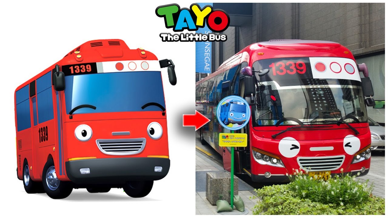 Tayo The Little Bus Characters In Real Life Part 6 | Cartoon Characters ...