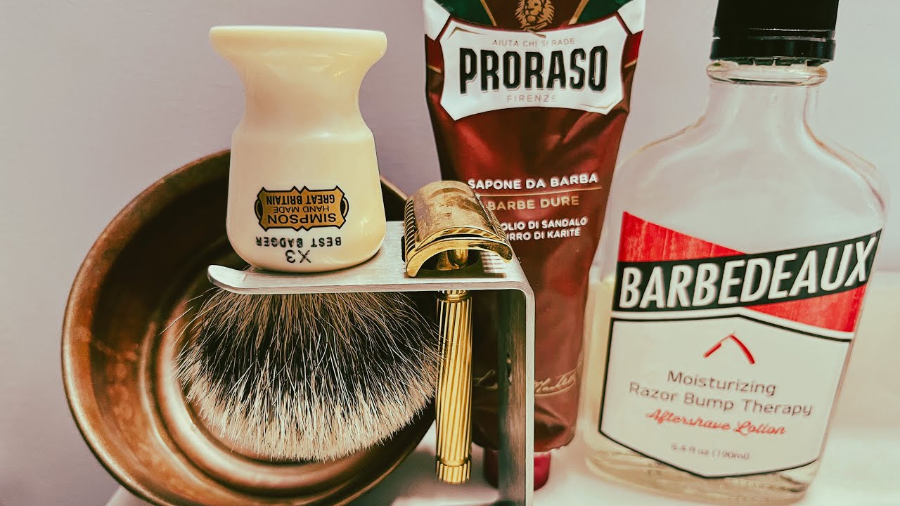 Fatip il Piccolo Storto (Open Comb Slant), Proraso, Simpson Commodore ...
