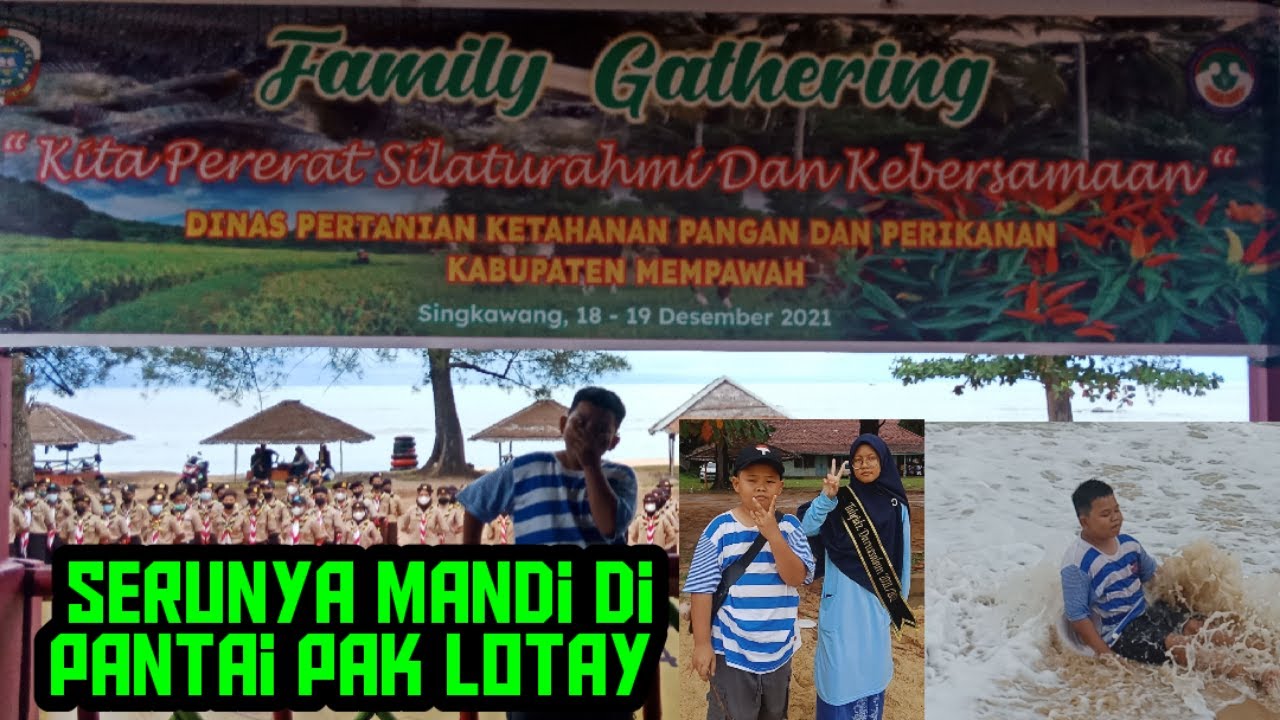 Serunya Pantai Pak Lotay || Family Gathering Dinas Pertanian, Ketahanan ...