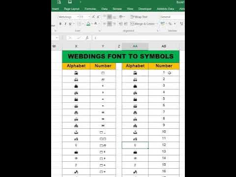 number and alphabet to symbols I excel interview questions I excel tips and tricks #techiskills ...