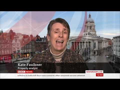 Kate Faulkner on BBC News discussing the current state of the housing ...
