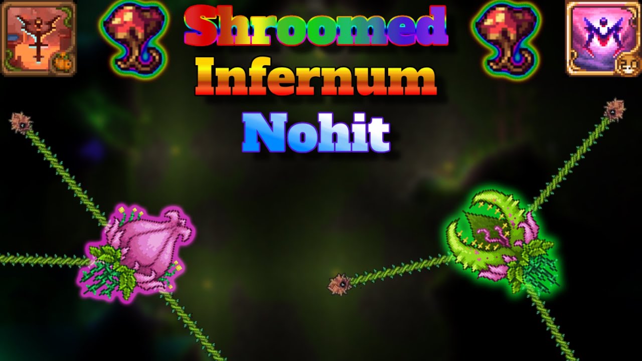 Plantera Shroomed Infernum NoHit (Calamity + Infernum Mod!) - YouTube
