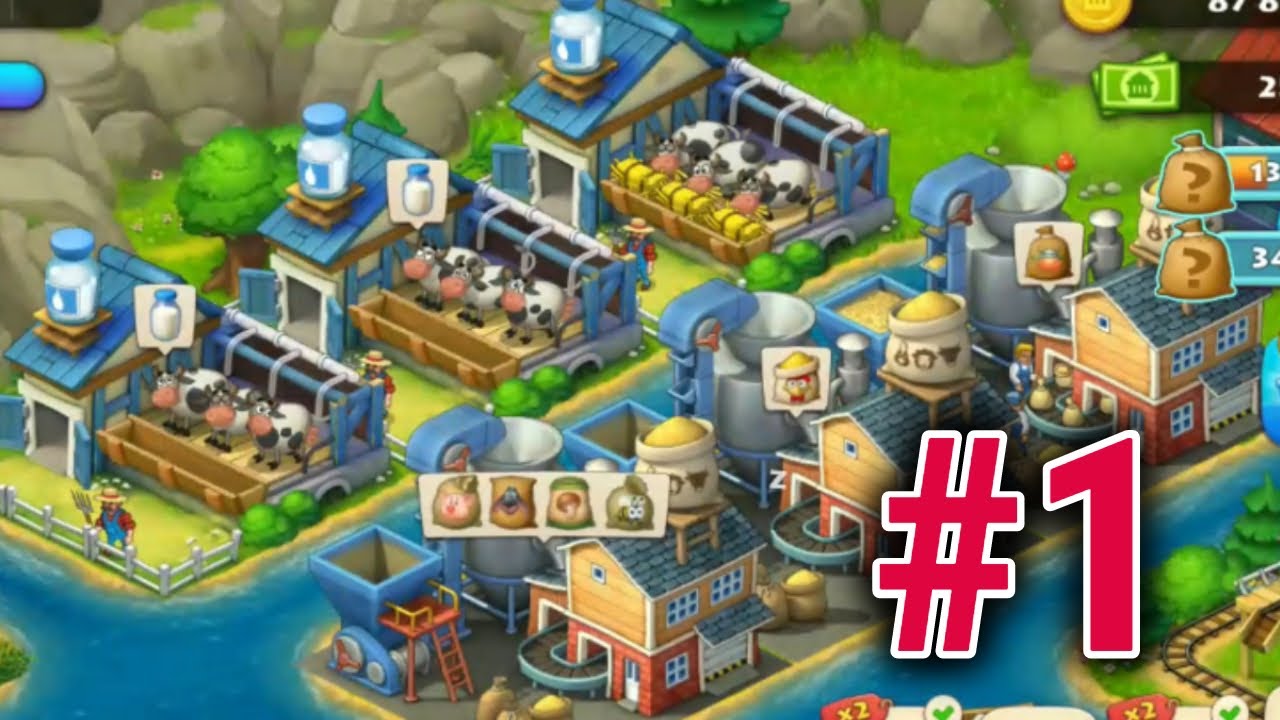 TOWNSHIP LEVEL 66 GAMEPLAY 1 - YouTube