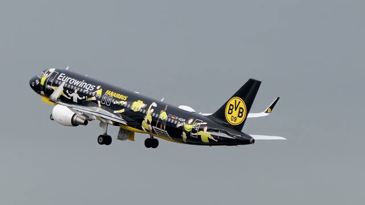Heavy Aircraft, Special Liverys and Business Jets at DUS - YouTube