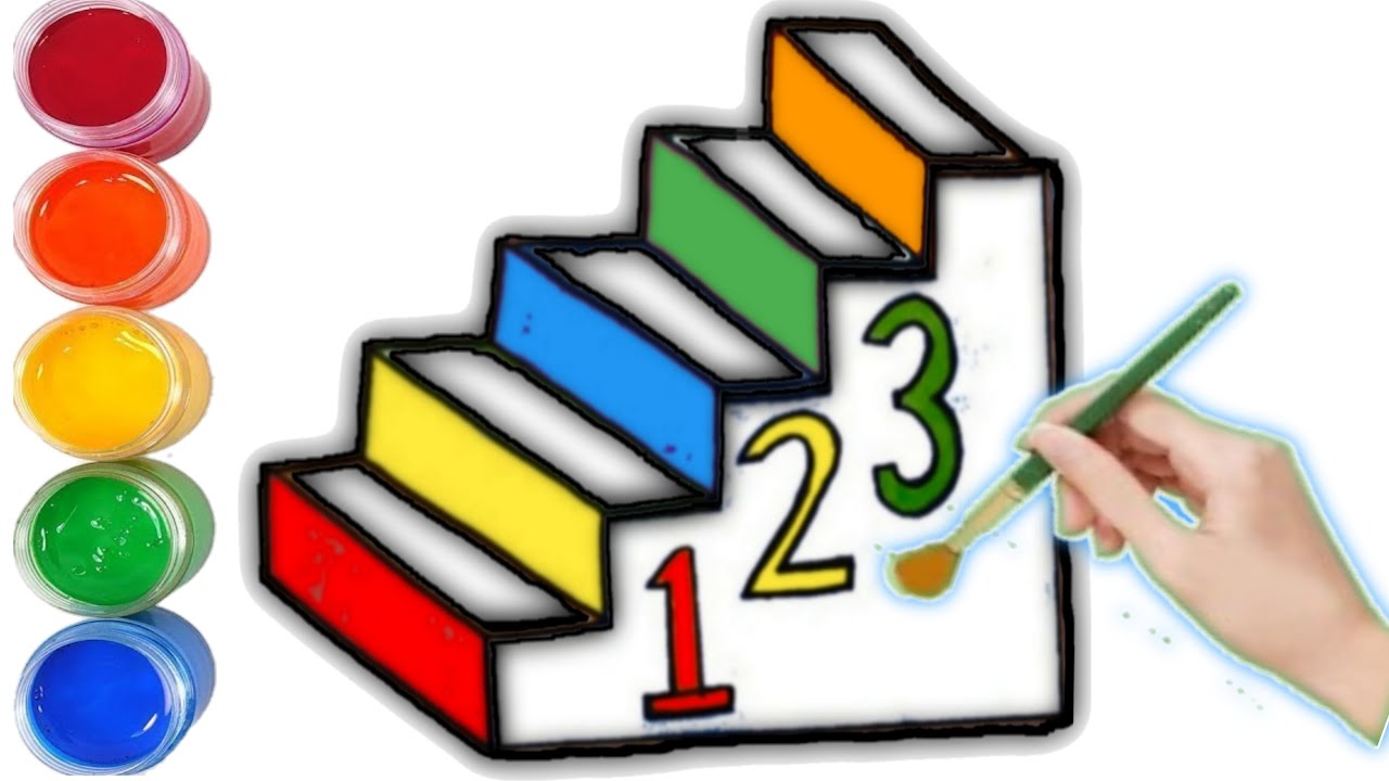 How to draw a Ladder for kids | Learn to draw | Easy drawing - YouTube